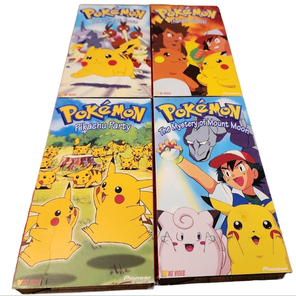 PIONEER | Other | Pokemon Vhs Tv Series 4 Pack Bundle Lot Vintage 998 ...